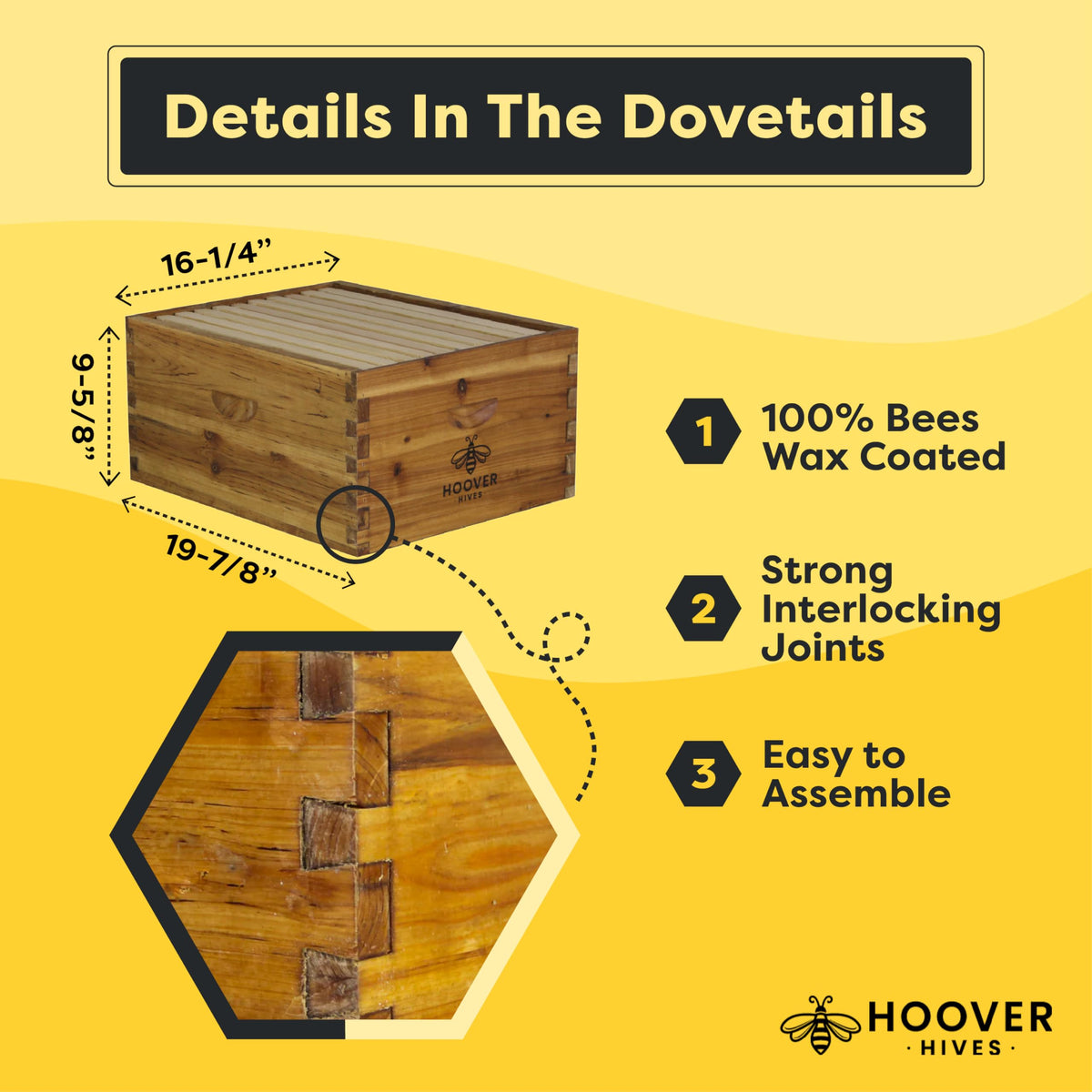 Hoover Hives 10-Frame Beehive Kit: Durable and Easy Assembly – Galena Farms