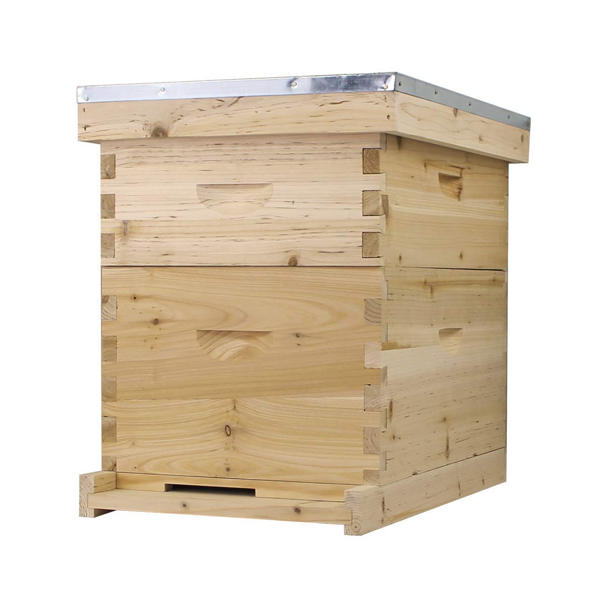 NuBee 8 Frame Full Bee Hive - 1 Deep Brood Box & 1 Medium Bee Box ...