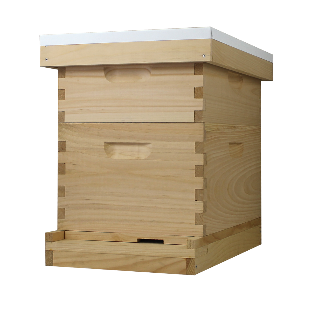 8-Frame Beehive Kit – Fully Assembled 1 Deep & 1 Medium USA – Galena Farms