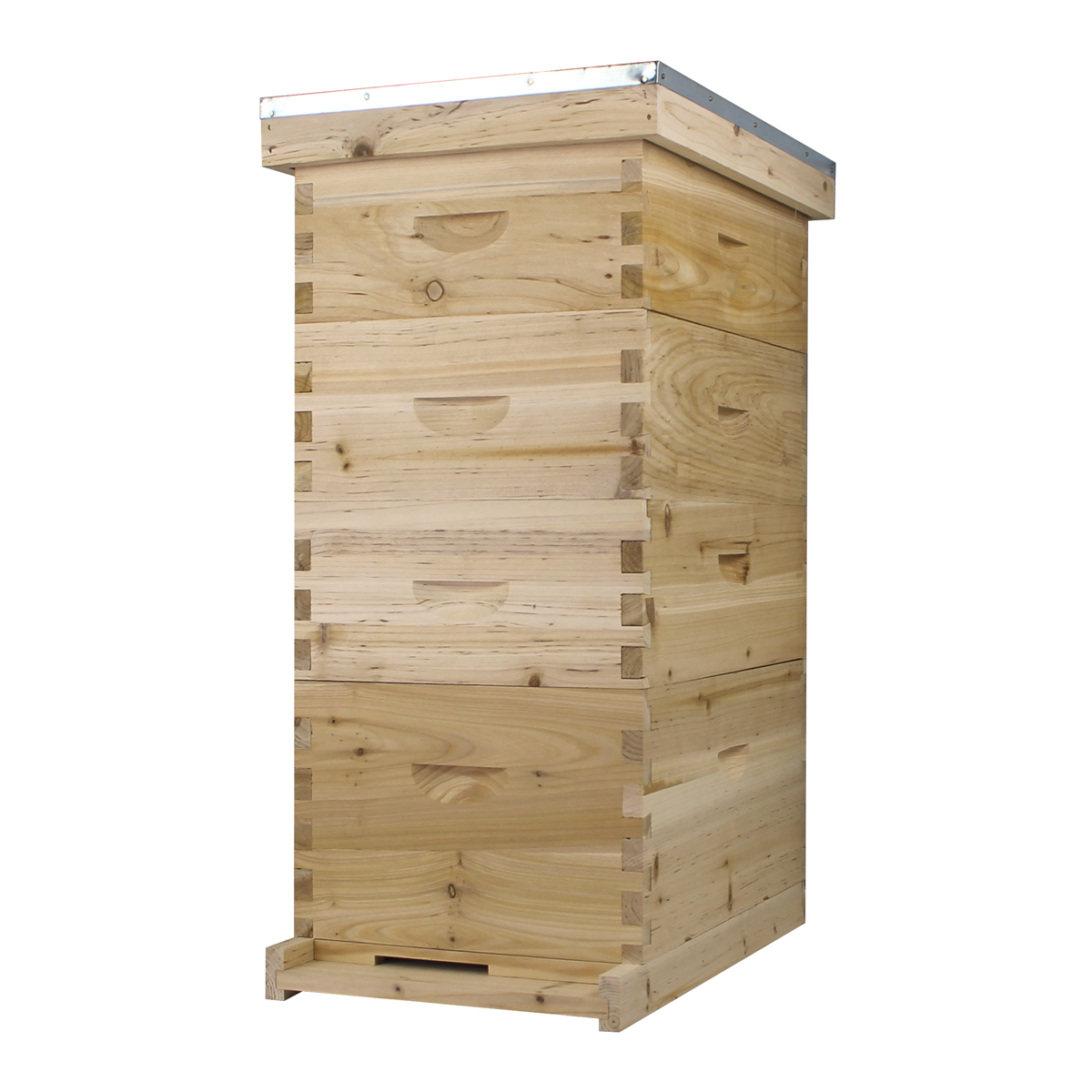 NuBee 8 Frame Full Bee Hive - 1 Deep Brood Box & 3 Medium Bee Boxes ...