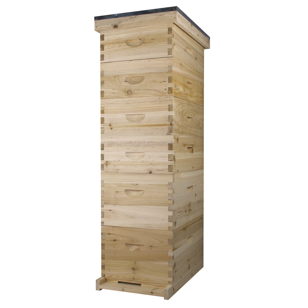 NuBee 8 Frame Full Bee Hive - 2 Deep Brood Boxes & 4 Medium Bee Boxes ...